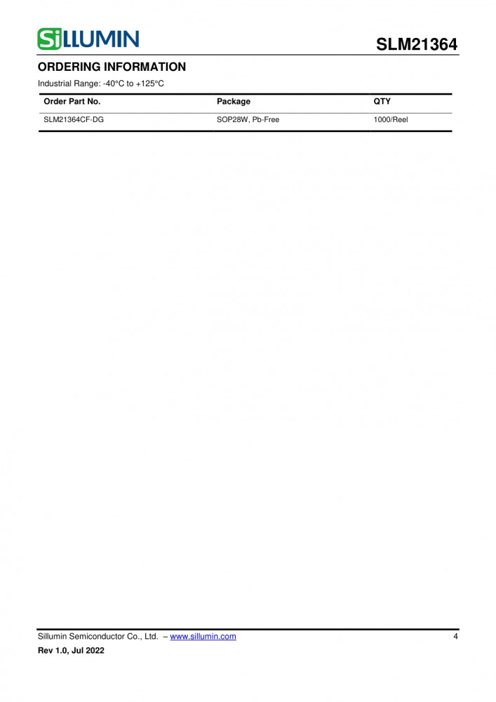 SLM21364 datasheet page 4