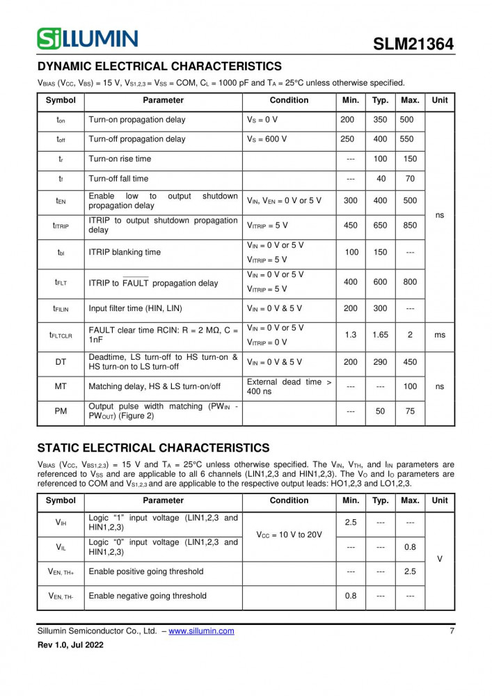 SLM21364 datasheet page 7