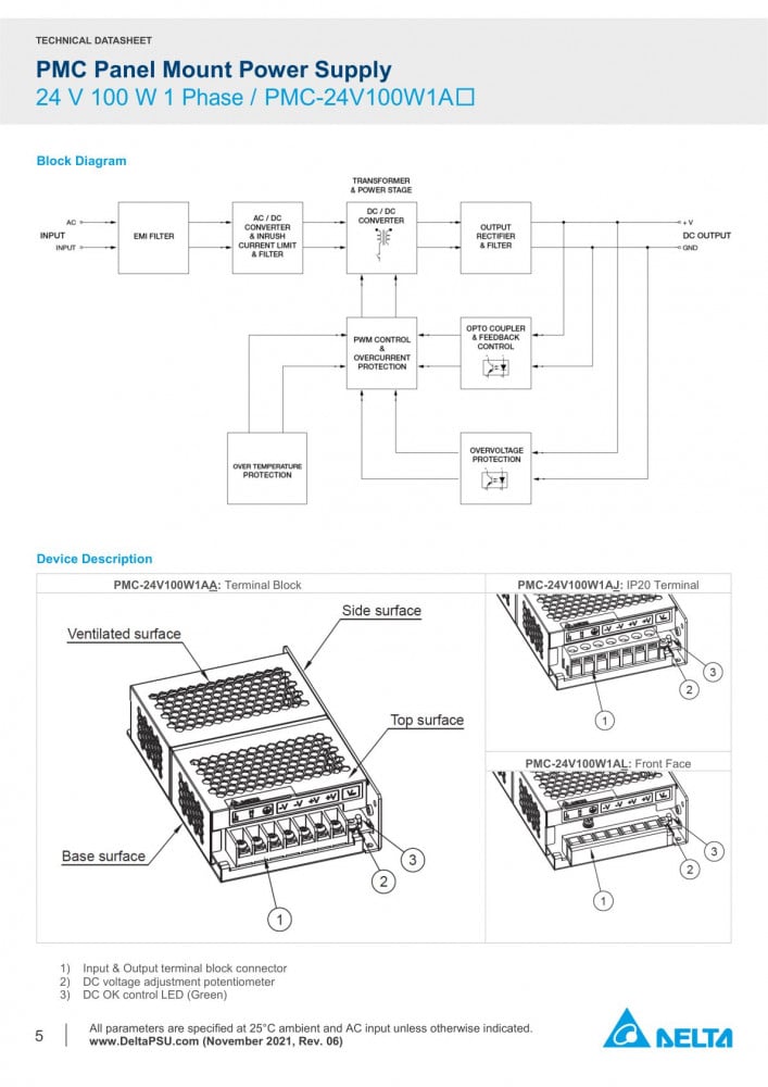 DELTA PMC datasheet page 5