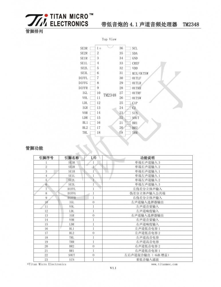 TM2348 datasheet page 2