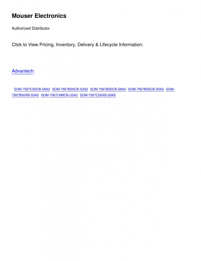 SOM-7567 datasheet page 3