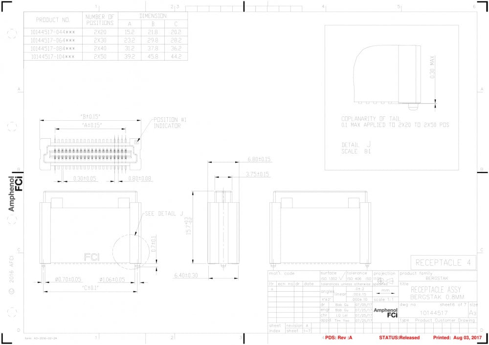 Amphenol 10144517 drawing page 6