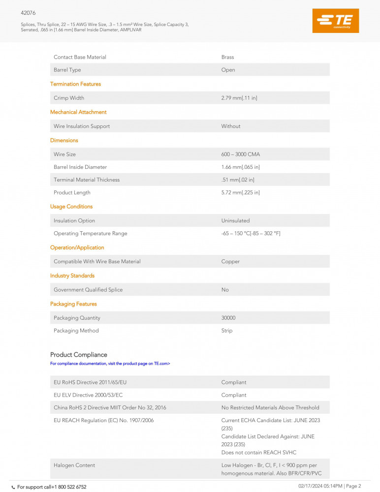 42076 technical document page 2