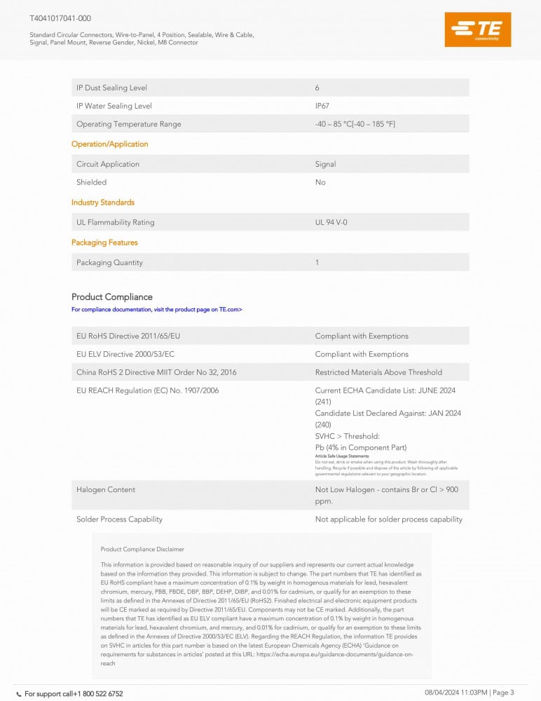 T4041017041-000 technical document page 3
