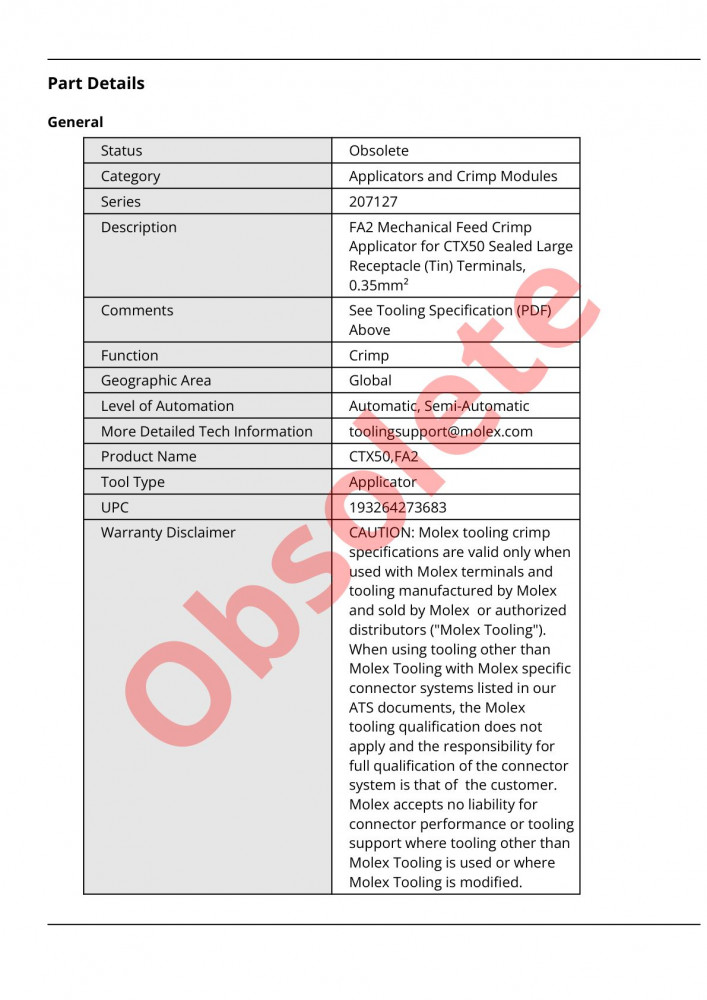 Tooling document preview, page 2