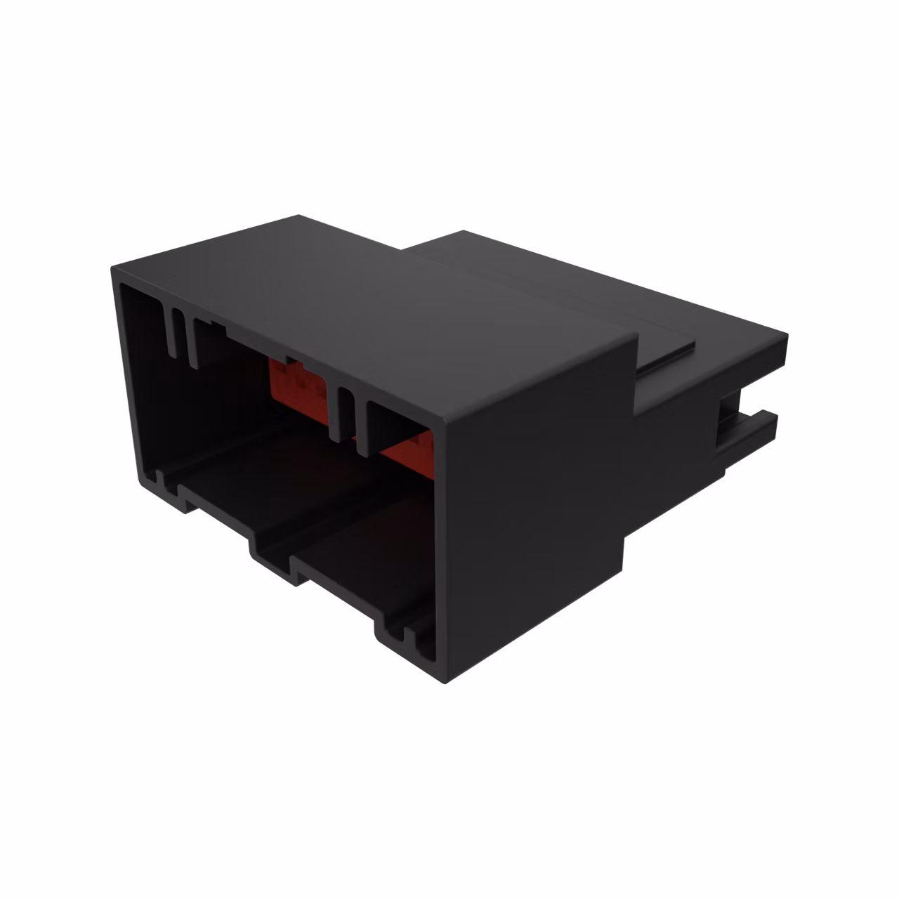 2.54mm Pitch, 0.64mm Width H-DAC 64 High Density Automotive Crimp Housing, Dual Row, 20 Circuits, Polarization Option #2, Black for sale