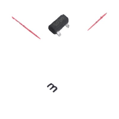 MCC SI01P10-TP Single P-Channel MOSFET