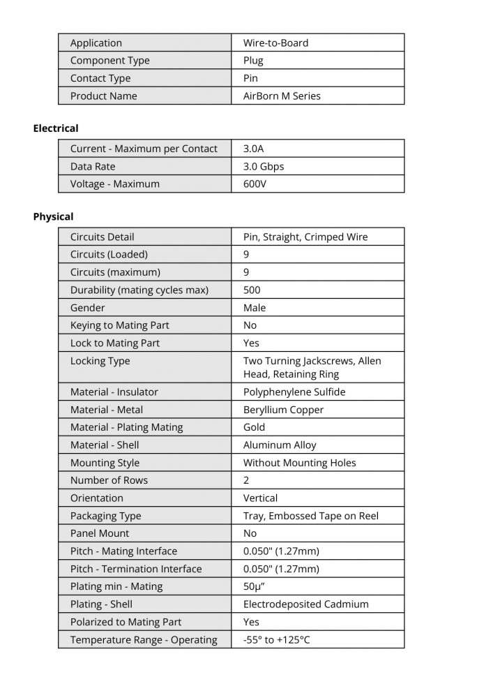 MM-2P3-009-161-41WB technical document page 2