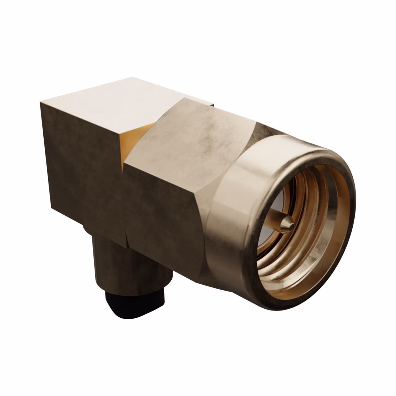 SMA Plug, Right-Angle, Solder, RG-402 (.141