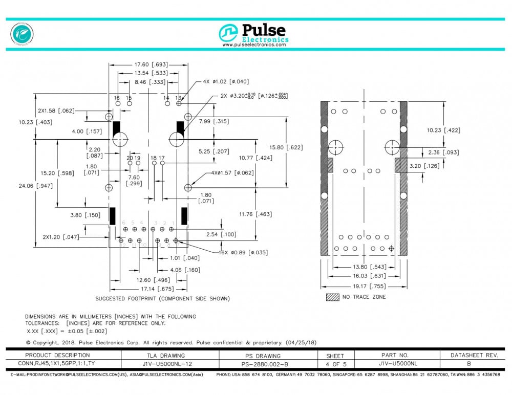 J1V-U5000NL datasheet sheet 4