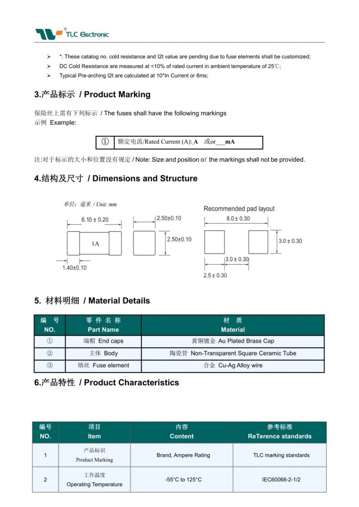 TA3VT series specification page 4