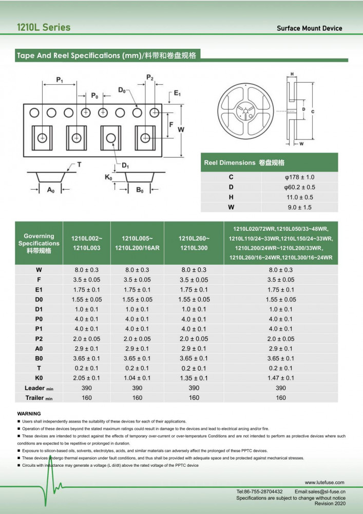 1210L datasheet page 8
