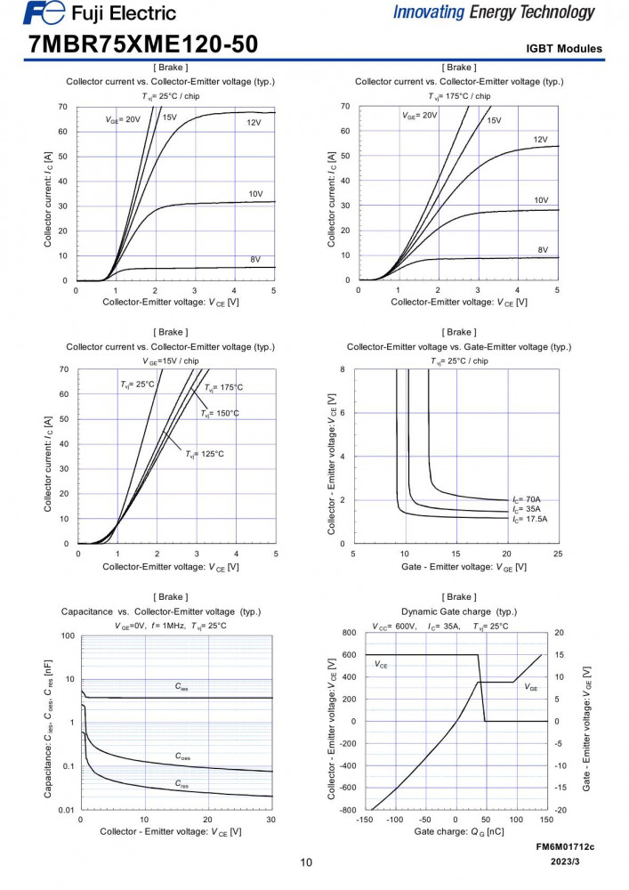 7MBR75XME120-50 technical document page 10