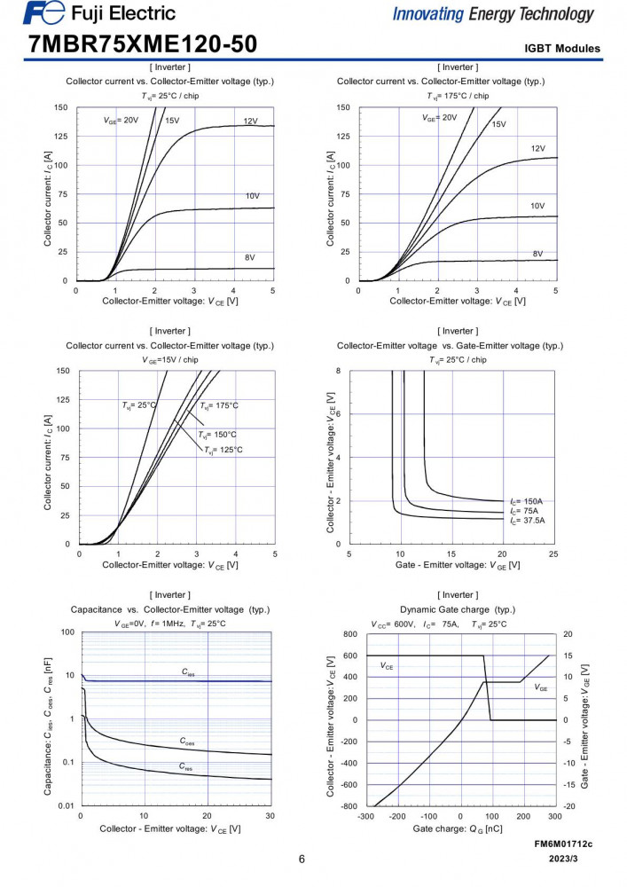 7MBR75XME120-50 technical document page 6
