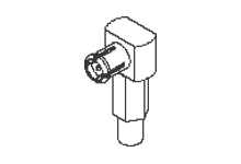 MCX Plug, Right-Angle, Crimp, RD-179, Brass Body, Gold (Au) Plated, 75 Ohms for sale