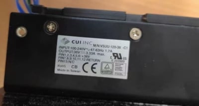CUI VSBU-120-9 AC DC Configurable Power Supply Module