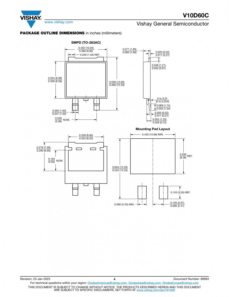 V10D60C technical document, page 4