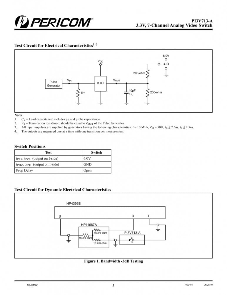 PI3V713-AZLEX datasheet page 5