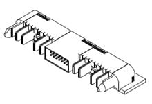 2.54mm, 7.50mm Pitch EXTreme Ten60Power Right-Angle Plug Assembly, 2 Power Circuits, 15 Signal Circuits, 2 Power Circuits, Halogen Free