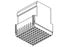 Insertion Module for Advanced Mate Signal Header, 6-Row by 10-Wide, 20.00mm