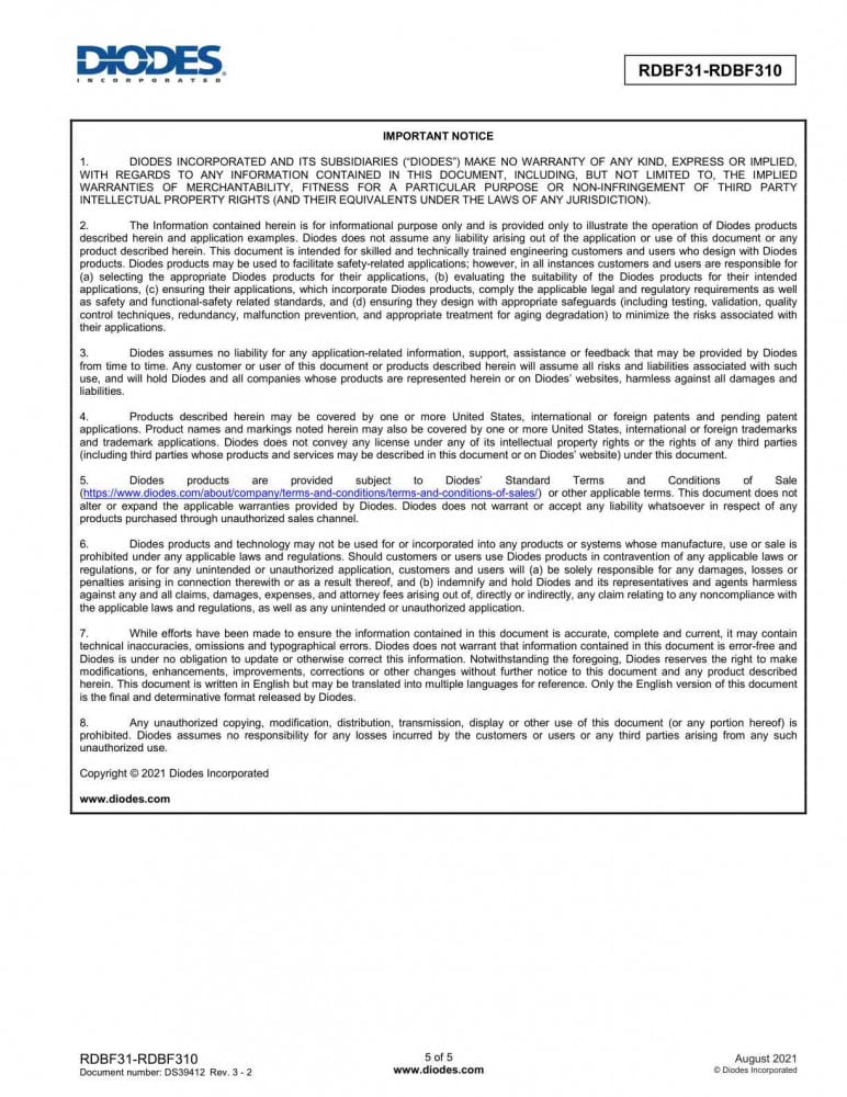 RDBF32-13 datasheet page 5