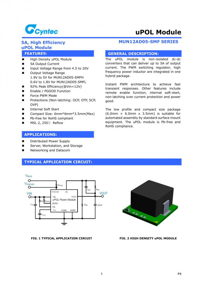 MUN12AD05-SMFH datasheet page 1