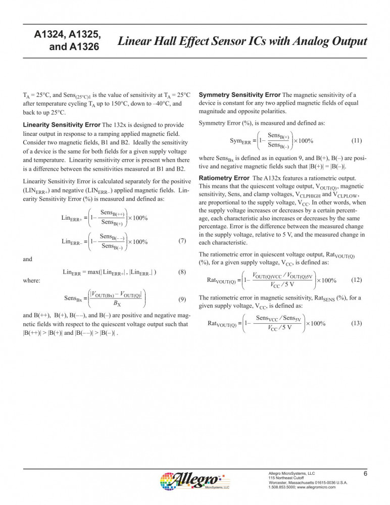 A1326LUA-T datasheet page 6