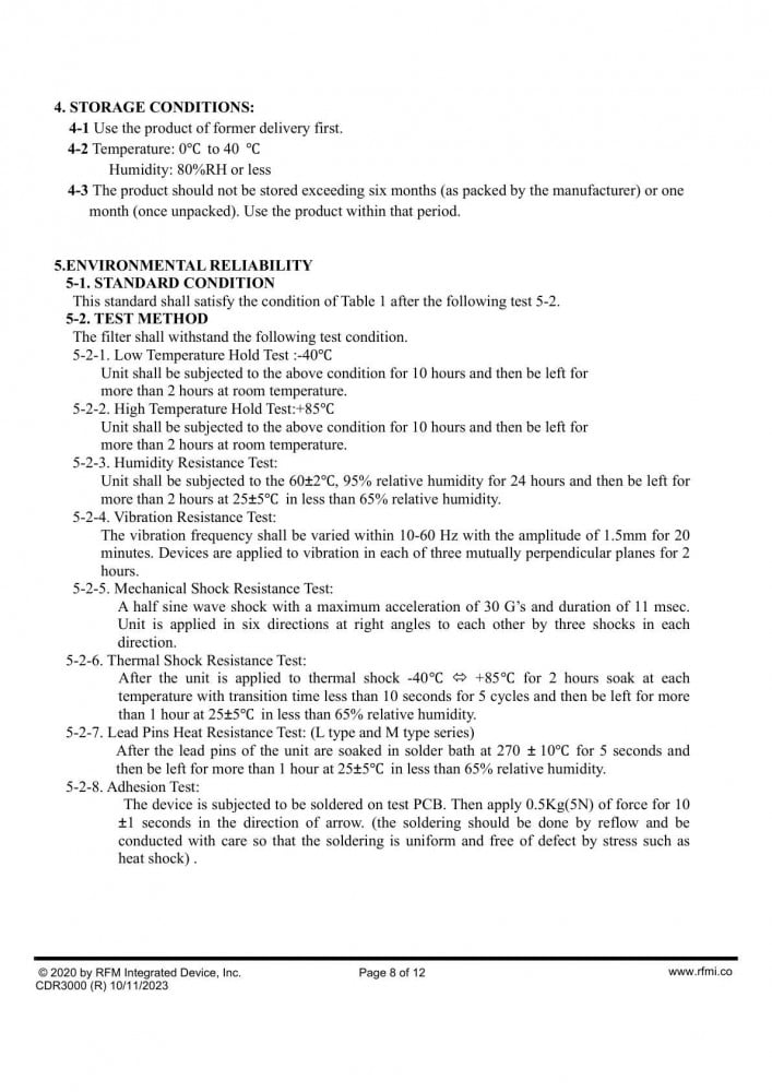 CDR3000 technical document page 8