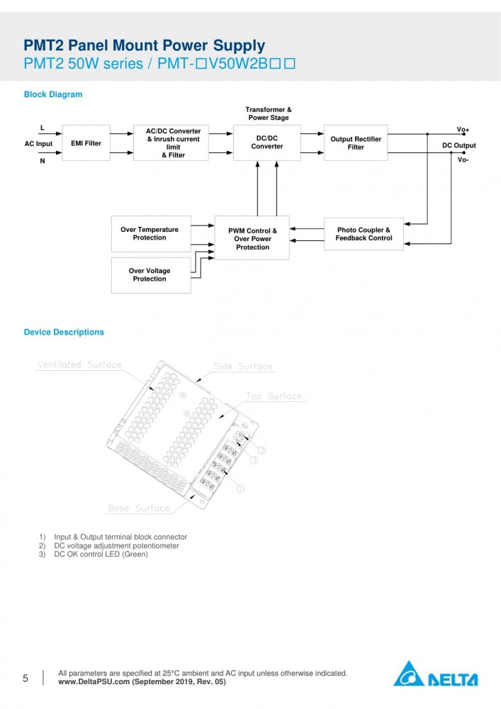 PMT2 datasheet page 5