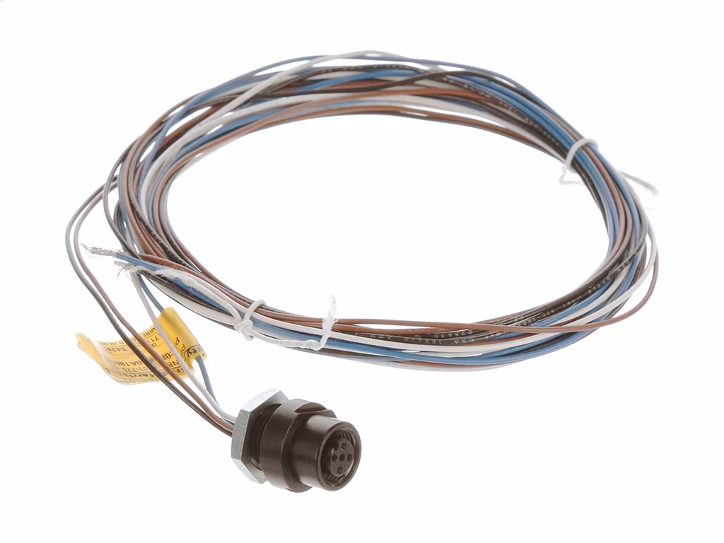 High-Speed FAKRA Mini (HFM) Quad Header, 2x2, Right-Angle, Through Hole, Key B, White, 50 Ohms
