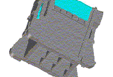 MOST Receptacle Housing, for 0.635mm MOX Terminals, 12 Circuits, Key A, Black for sale