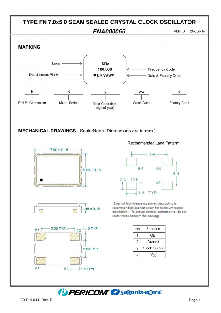 FNA000065 specification page 6