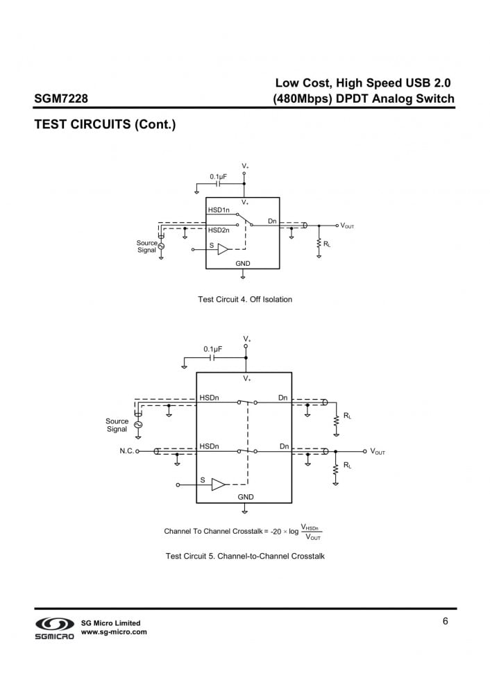 SGM7228 datasheet page 6