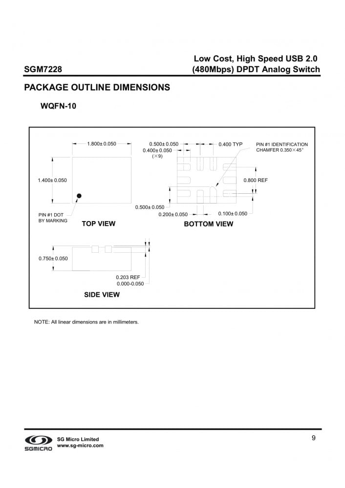 SGM7228 datasheet page 9