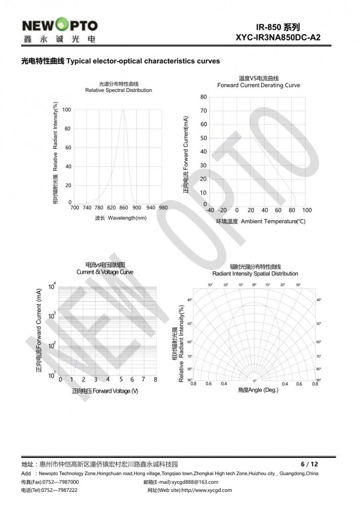 XYC-IR3NA850DC-A2 datasheet page 6