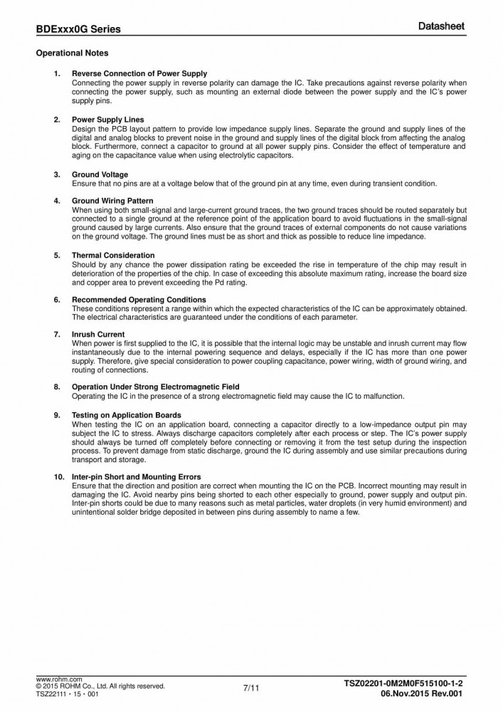 BDE0700G-TR datasheet page 7