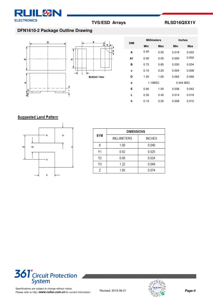 RLSD16Q151V technical document page 4