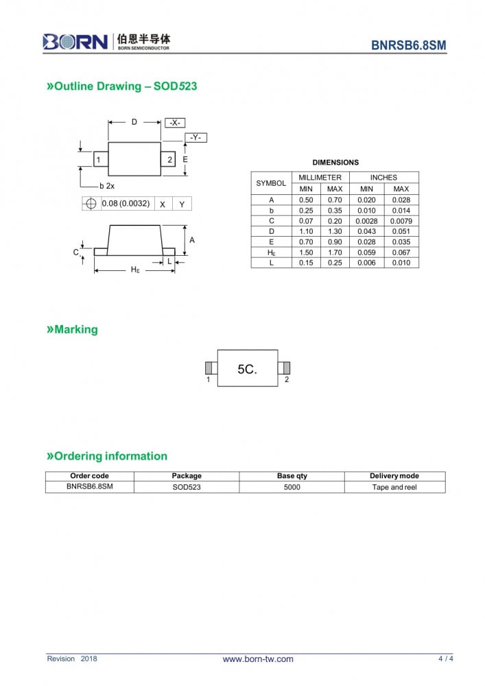 BNRSB6.8SM datasheet page 4