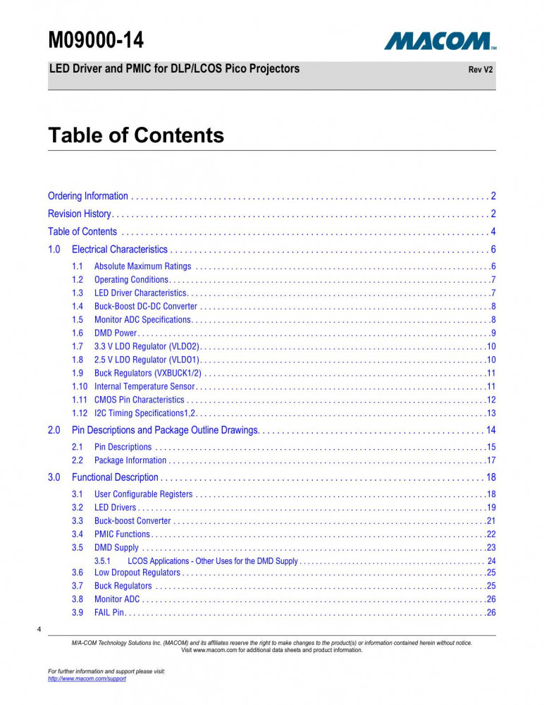 M09000G-14 datasheet page 4
