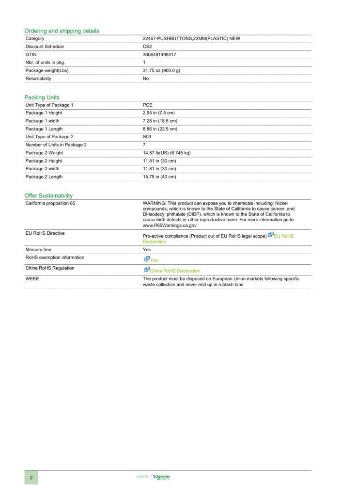 ZARB05WSP technical document page 2