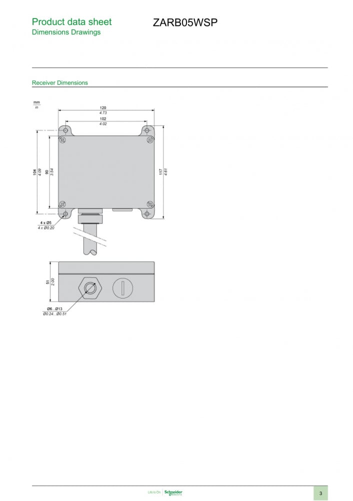 ZARB05WSP technical document page 3