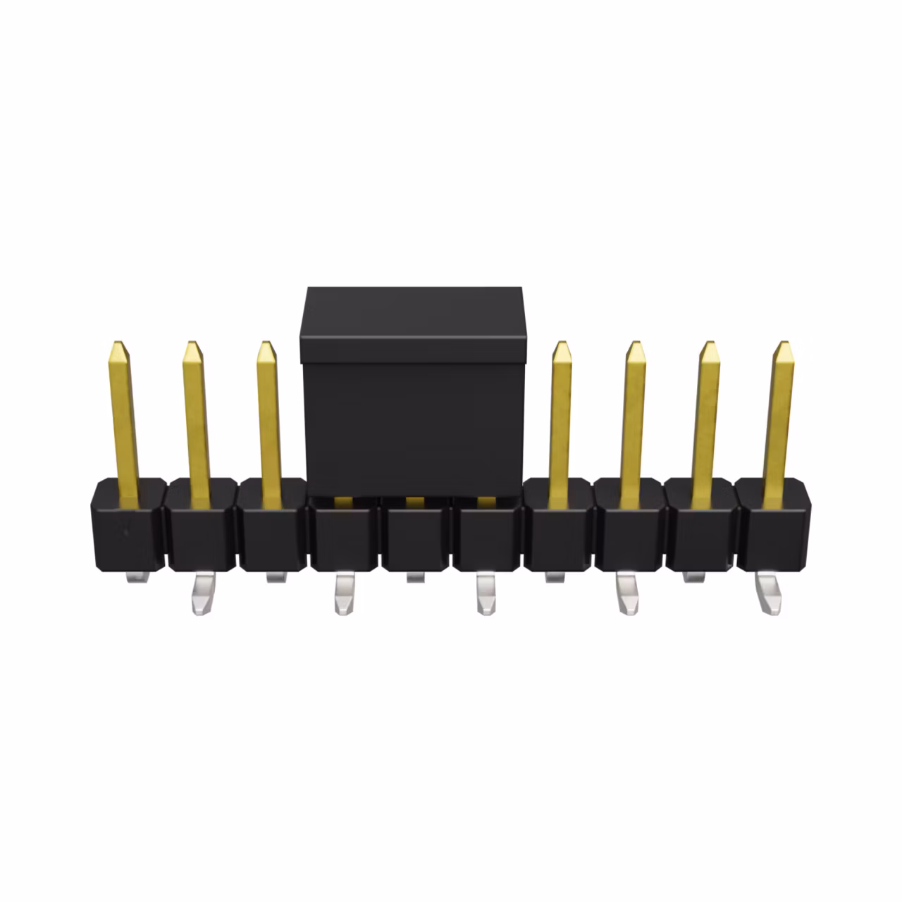 C-Grid / SL Header, Surface Mount, Breakaway, Vertical, 10 Circuits, 0.38µm Gold (Au) Plating, Tape and Reel Packaging with Cap, Lead-Free for sale