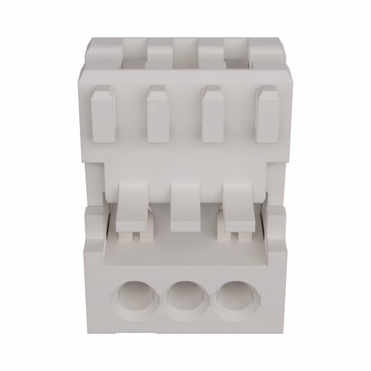 Appli-Mate RAST 2.5 Female Connector, 5.00mm Pitch, 2 Circuits, Open Endwalls, with Red Stripe for sale