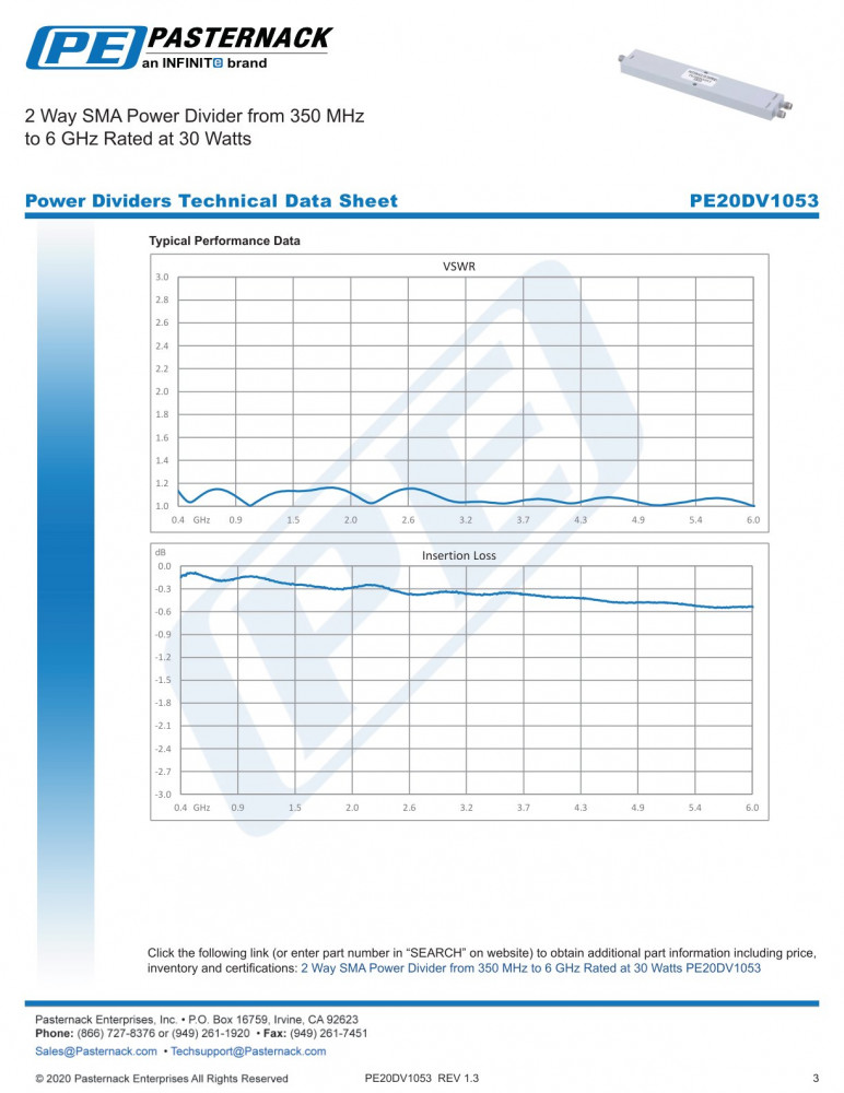 PE20DV1053 technical document page 3
