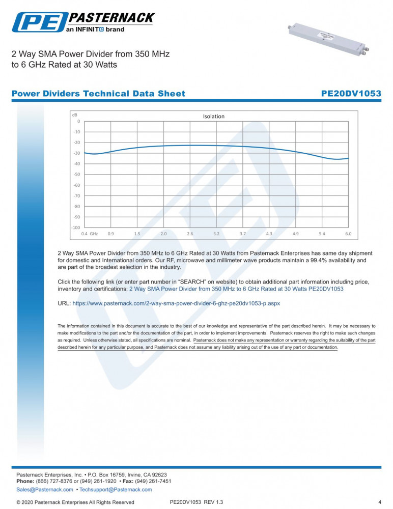 PE20DV1053 technical document page 4