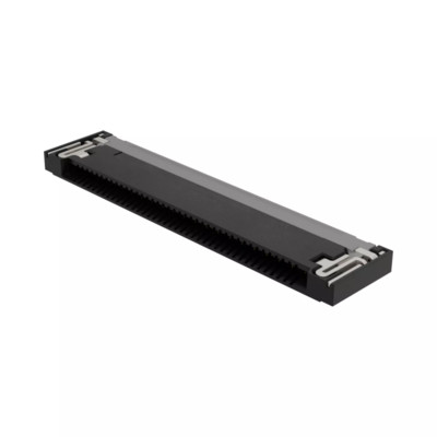 Easy-On FlexiSnap-15 FFC/FPC Connector, 0.50mm Pitch, 1.50mm Height, Dual Contact Style, Right-Angle, Surface Mount, 40 Circuits, Gold Plating for sale