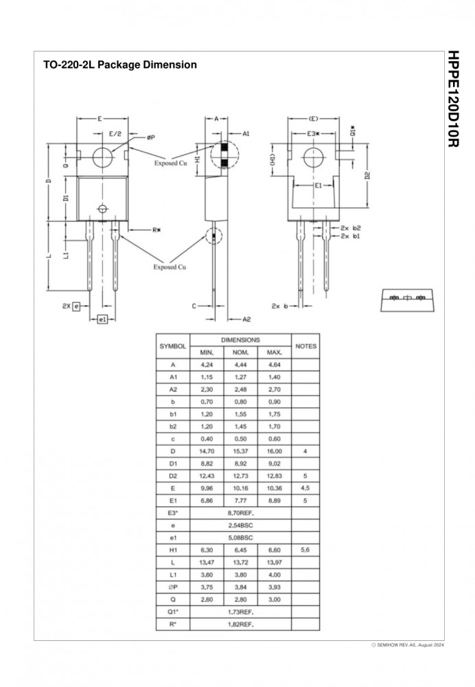 HPPE120D10R technical document page 5