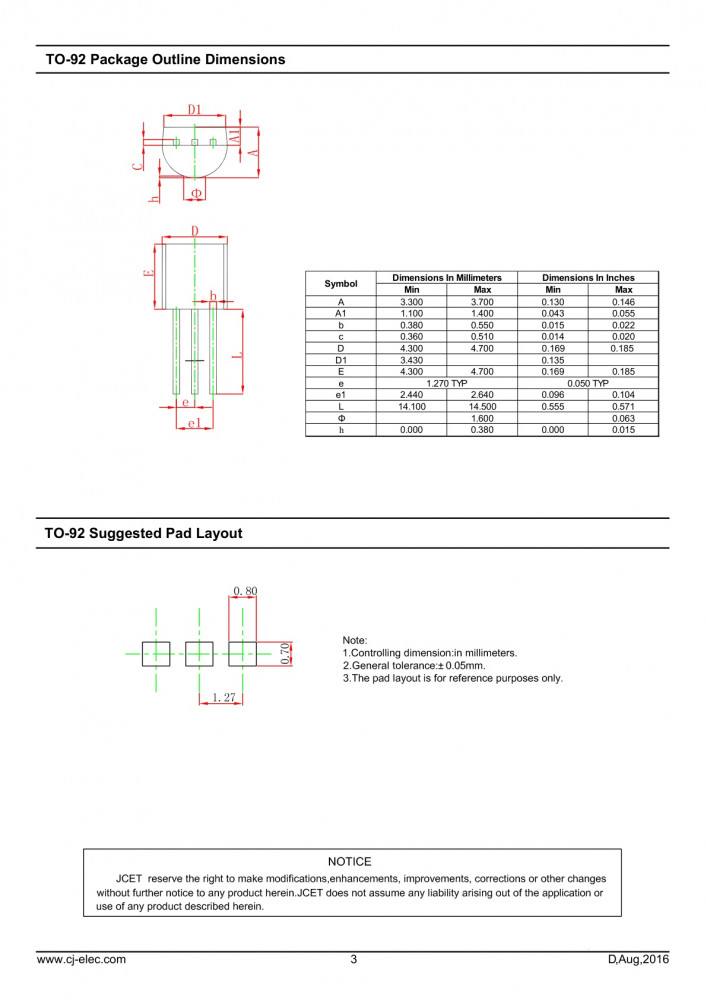 SS8050 datasheet page 3