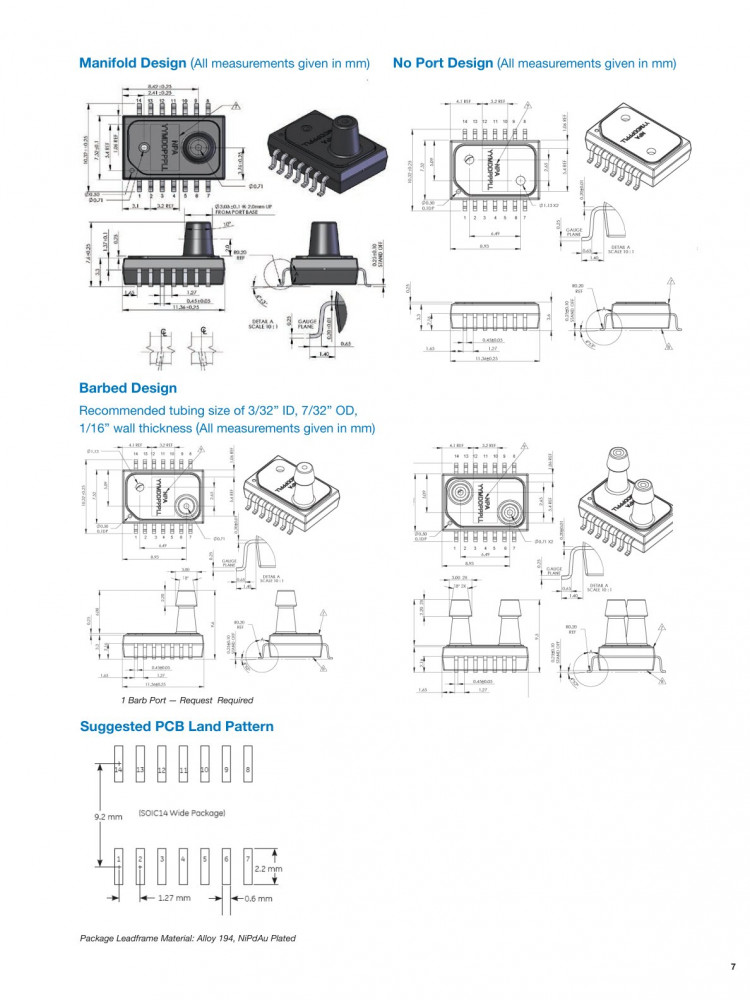 NPA series datasheet page 7