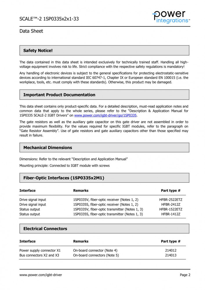1SP0335D2S1-33 datasheet page 2